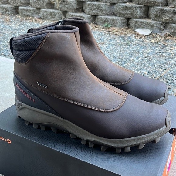 Merrell | Shoes | Merrell Thermo Kiruna Mid Zip Waterproof Clay Mens 4 ...